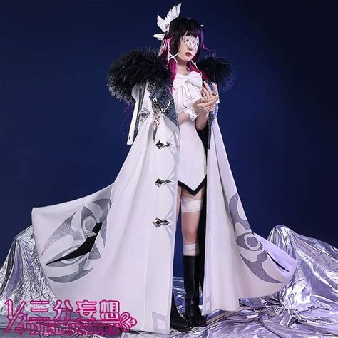 Set Cosplay Columbina Genshin Impact Fahui Harbingers в 2022 г