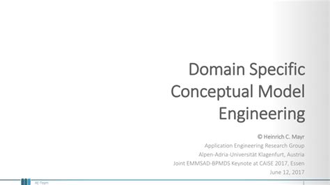 Pdf Domain Specific Conceptual Model Engineering