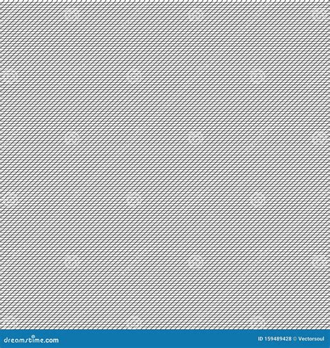 Diagonal Tilt Lean Units Grid Mesh Grating Regular Angle Lines Lattice Pattern Stock Vector