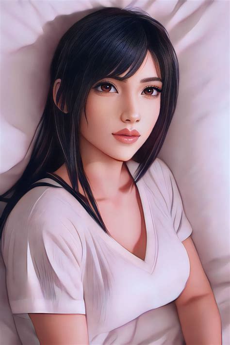 P Bed Time Beauty Tifa Lockhart By Celebcartoonizer On Deviantart