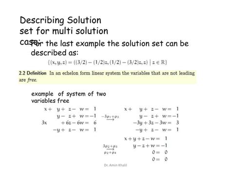 math geophysics system of linear algebraic equations ppt