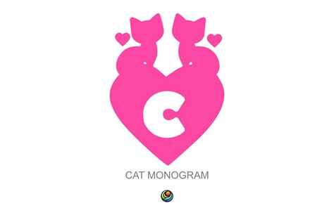 Cat Monogram Regular Font XFonts Pro