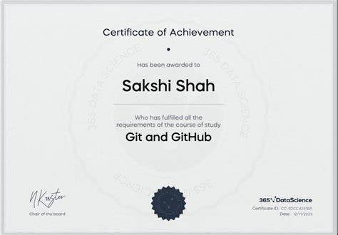 Earned Git And Github Essentials From 365 Data Science Sakshi Shah Posted On The Topic