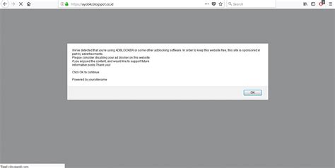 Cara Pasang Script Anti Adblock Di Blogger
