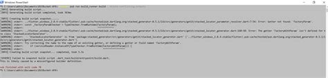 Stacked Generator Build Error After Upgrade To Version 050 And Above