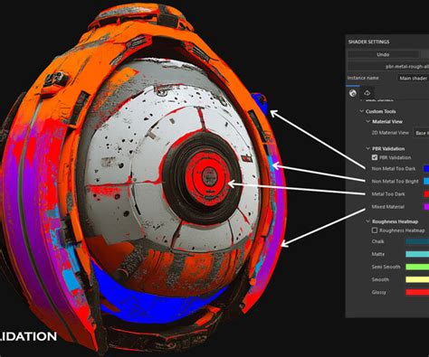 Artstation Pbr Custom Shader Validation Resources