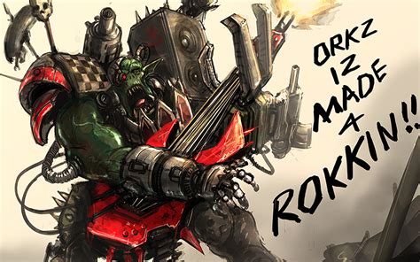 Orkz Power Hd Wallpaper From Warhammer 40k