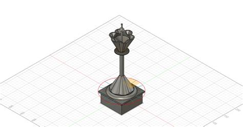 Chess Piece Queen Autodesk Community Gallery