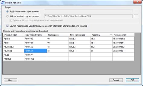 A New Widget Of Revit Addin Wizard Project Renamer Revitnetaddinwizard Navisworksnetaddinwizard