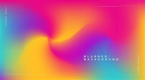 Free Vector Abstract Background With Colorful Blurred Gradients