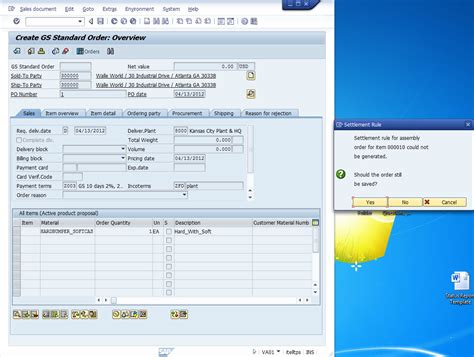 solved settlement rule error in sales order sap community