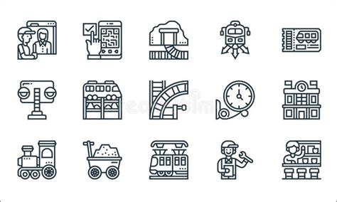 Linear Subway Icon From City Elements Outline Collection Thin Line Subway Vector Isolated On