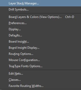 Defining The Layer Stackup Create Your Own PCB Video Tutorials
