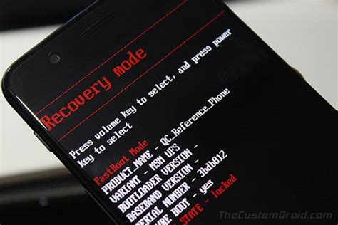 how to boot oneplus 6 into bootloader mode and recovery mode