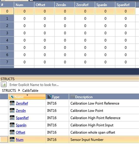 Struct Members And Data Table Columns Reordering Unilogic Software