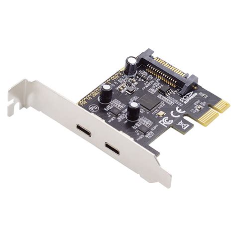 Used Cy 5gbps Usb3 1 Gen1 Dual Type A And Type C Usb C Female To Pci E Express 1x Card Ubb Threads