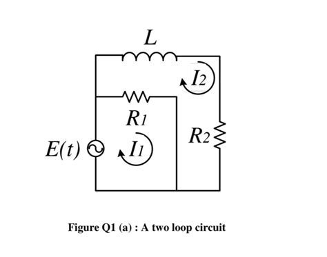 Solved Q1 A Given A Two Loop Circuit Shown In Figure Q1a