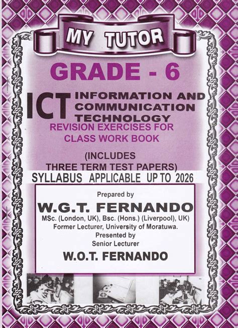Grade 13 Ict Revision Book Sinhala Medium Gihan Bookshop