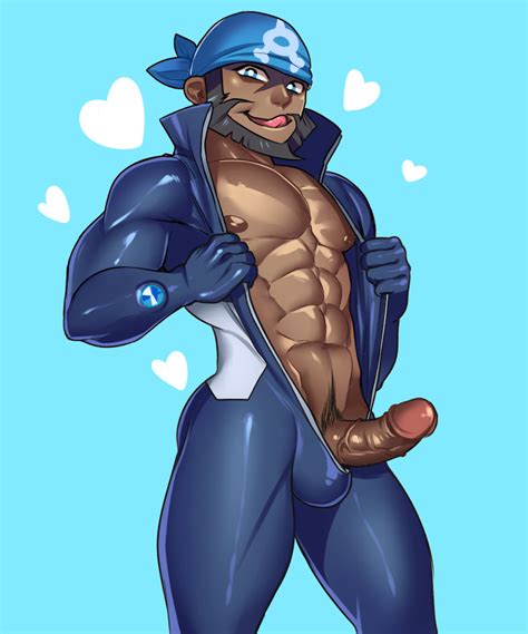 Rule 34 Archie Pokemon Balls Bara Beard Bodysuit Boner Erection