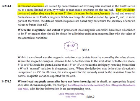 Units Of Measure For Value Of Local Magnetic Anomaly · Issue 63 · Iho