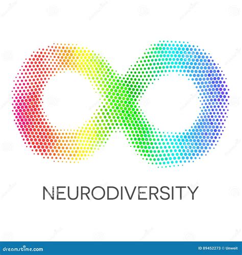 Neurodiversity标志 彩虹无限圈 向量例证 插画 包括有 社会 数量 向量 背包 疾病 89452273