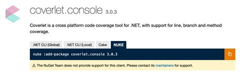 Add A Nuke Tab For Nuget Packages · Issue 10784 · Nugethome · Github
