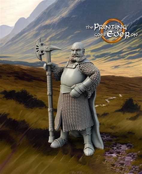 Axeman Leader 3d Model By Theprintinggoeseveron On Thangs