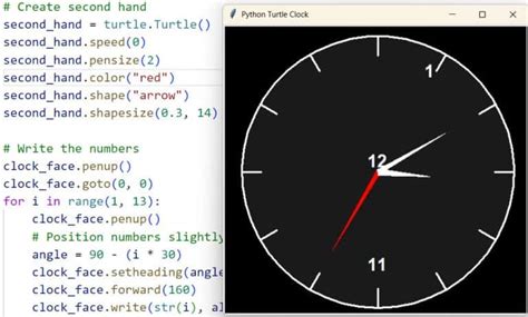 Create A Python Turtle Clock