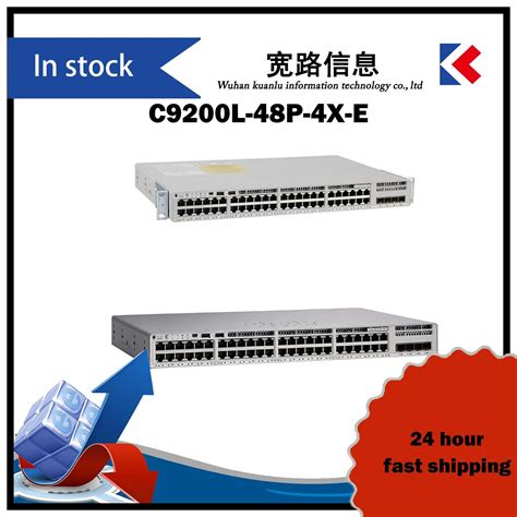 Original New Ci Sco C9200l 48p 4x E 48 Port Poe 4x10g Network