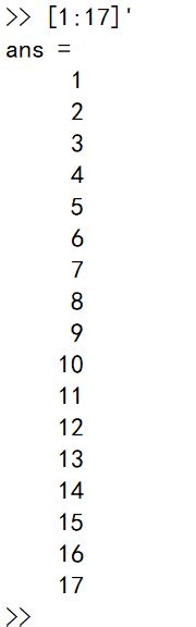 Matlab How To Show A One Column Matrix With Muilt Column Stack Overflow