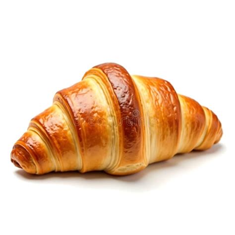 A Golden Brown Croissant Freshly Baked And Perfectly Layered