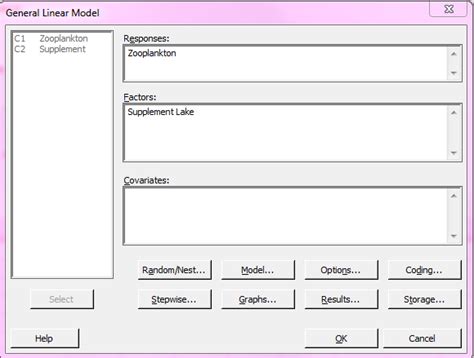 Two Way Anova In Minitab 17