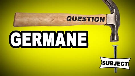 Learn English Words Germane Meaning Vocabulary With Pictures And