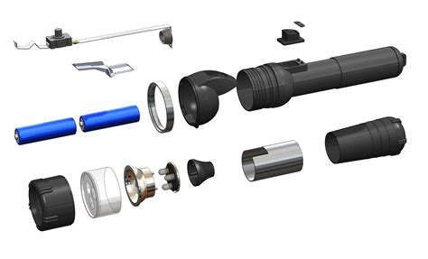 Arlec Torch Reverse Engineered In Solidworks Behance