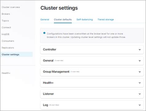 Manage Kafka Clusters Using Control Center For Confluent Platform Confluent Documentation