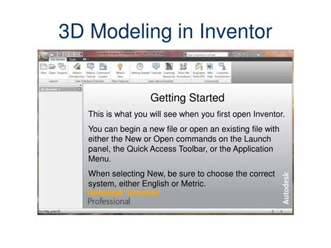 Ppt 3d Modeling In Inventor Powerpoint Presentation Free Download Id2733124