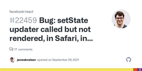bug setstate updater called but not rendered in safari in concurrent