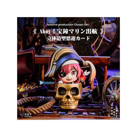 Figurine Easycard Ahoy Houshou Marine S Voyage Hololive Production Ocean Ver Meccha Japan