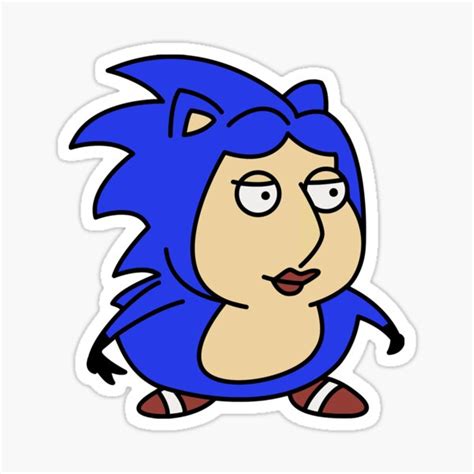 Sonic Lois Sticker For Sale By Delllock Redbubble