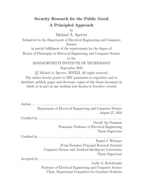 Specter Specter Phd Eecs 2021 Thesis Pdf Computer Security Security