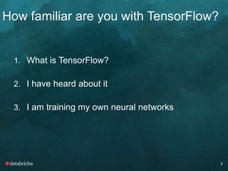 TensorFrames Google Tensorflow On Apache Spark PPT