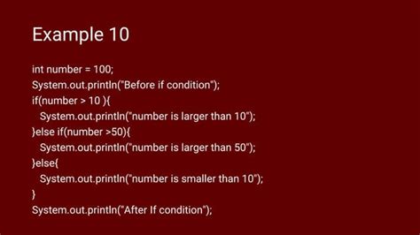 Java If Else Condition Powerpoint Persentation Pptx Programming Languages Computing
