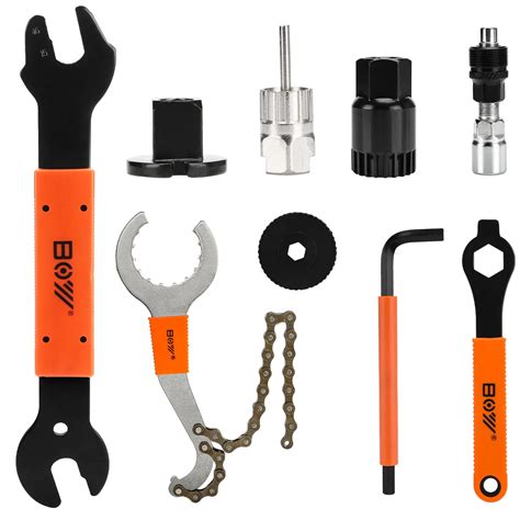 Bike Tool Kit With Crank Removal Cassette Tool Rotor Tool And Bottom