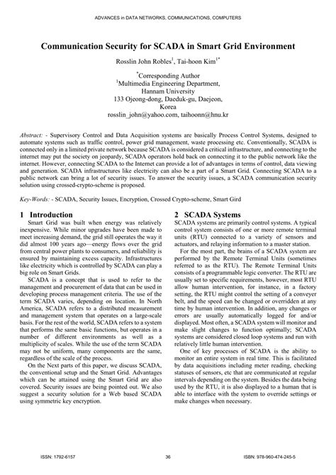 pdf communication security for scada in smart grid environment