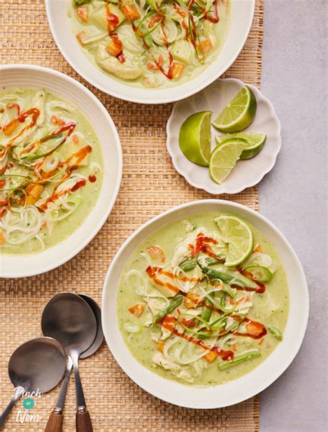 Thai Style Green Curry Soup Pinch Of Nom