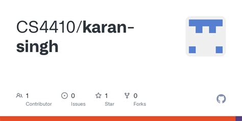 GitHub CS4410 Karan Singh