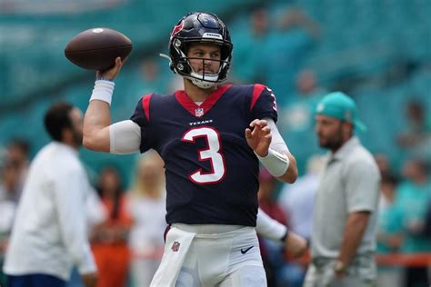 Texans Qb Kyle Allen Says He Is Still ‘confident Following 30 15 Loss To The Dolphins