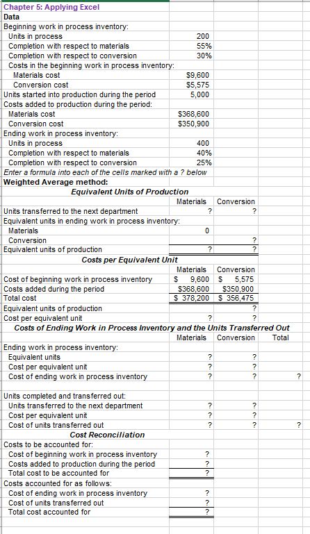 solved chapter 5 applying excel excel worksheet part 1 of