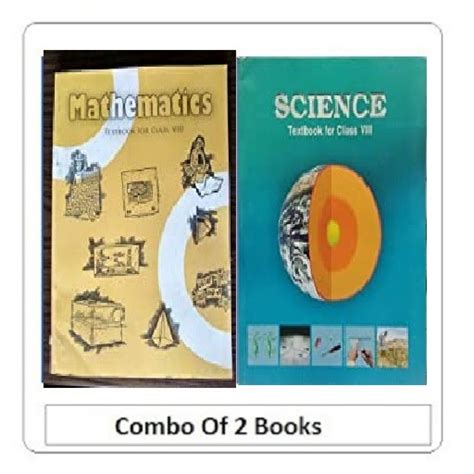 Ncert Textbook For Class 8 Mathematics And Science Combo Of 2 Book