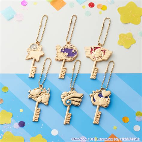 별의 커비 별의 커비 제일복권 30주년 F상 키 모티브 챠임 6종 풀세트 위시버킷